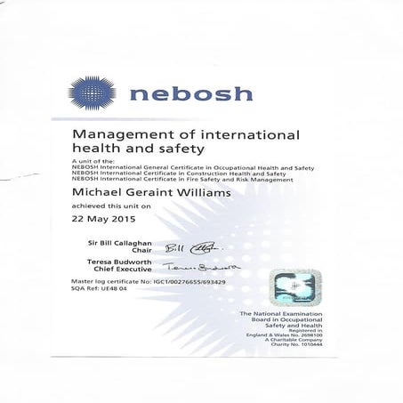 NEBOSH IGC1 | PDF