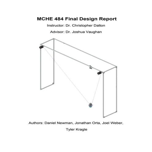 MCHE 484 Senior Design Final Report Rev_8 | DOC