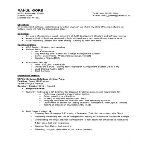 Rahul_Resume | DOCX