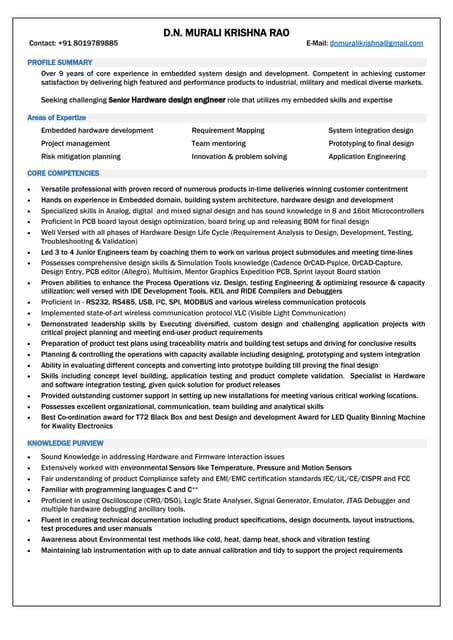 Profile_Sugumar_N | DOC | Computer Software and Applications | Computing