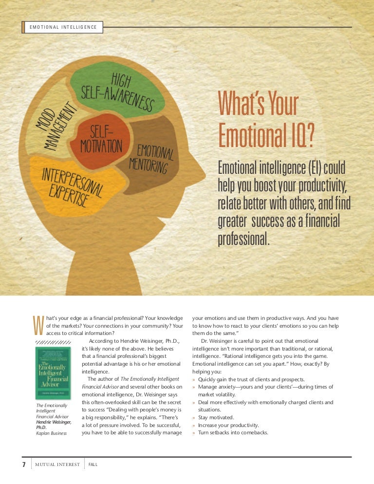 Mutual Interest Emotional Intelligence article