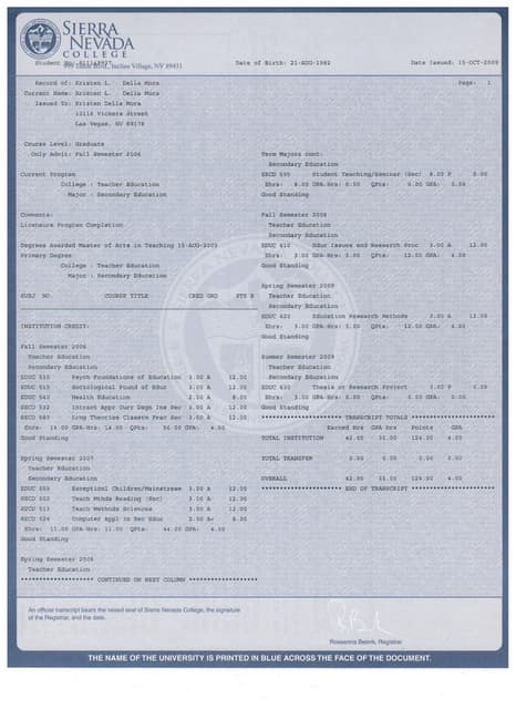 Transcript_Beijing Normal University | PDF
