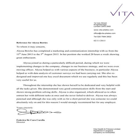 Reference for Alyssa | PDF | Business Administration | Business