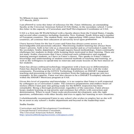 Sudha Sunder- curriculum and staff development coordinator (UAS) | PDF ...