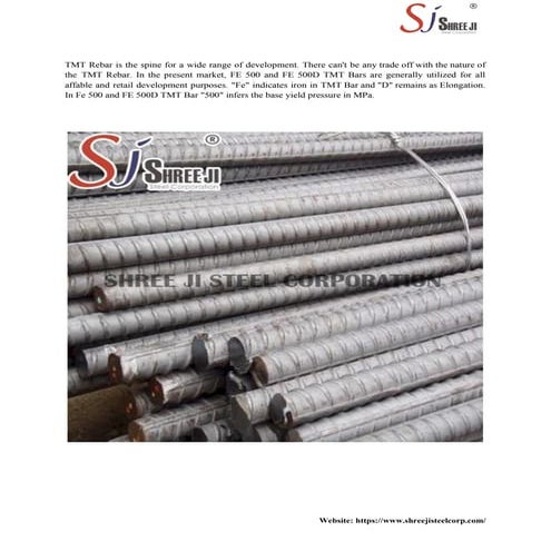 Fe 500 Steel TMT Bar | PDF