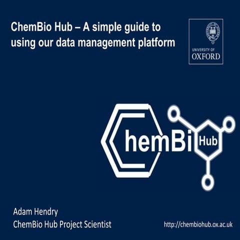 ChemBio Hub demostration guide | PPTX | Operating Systems | Computer ...