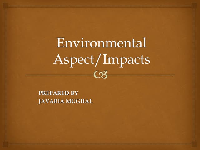 Environmental Aspect and Impact (ISO14001).pptx
