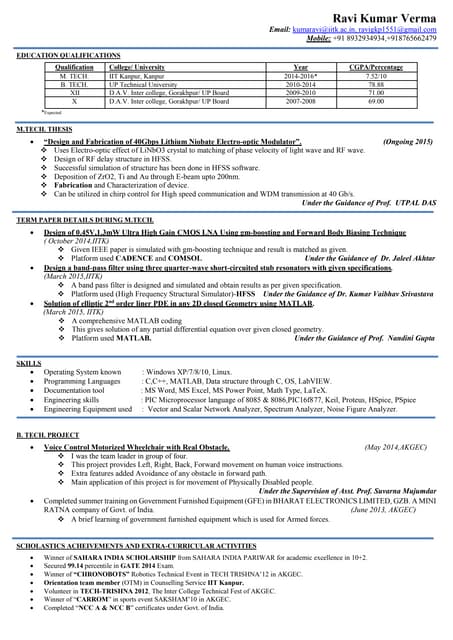 Resume - Ramsundar K G | PDF