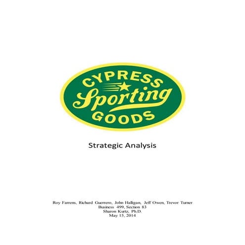 Strategic review (Sample) | PPT