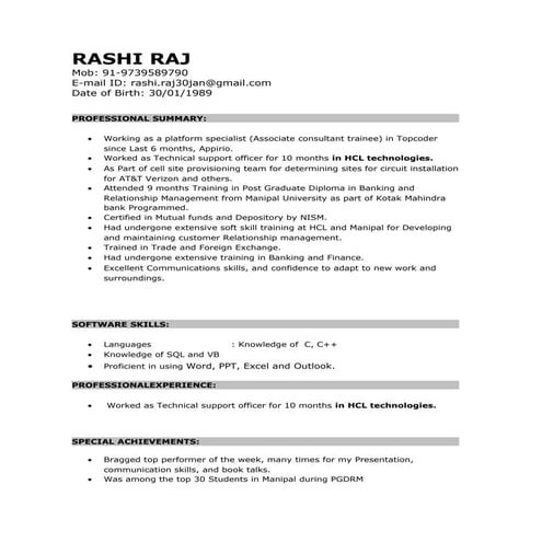Rashi_Resume | DOC