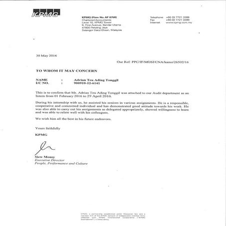 KPMG testimonial | PDF