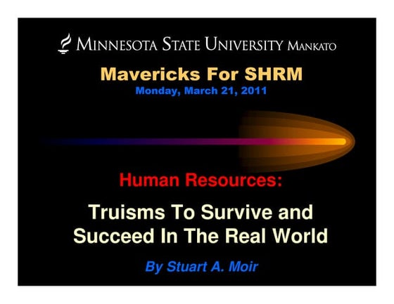 Stuart Moir presentations