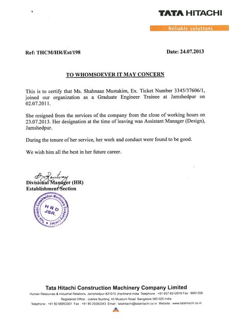 ABB_Reference letter | PDF