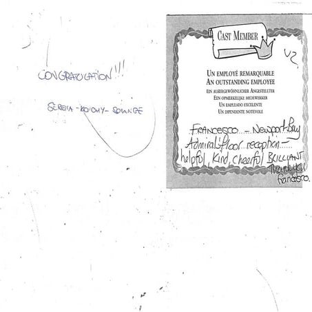 MARRIOTT Thank U note 2003 | PDF