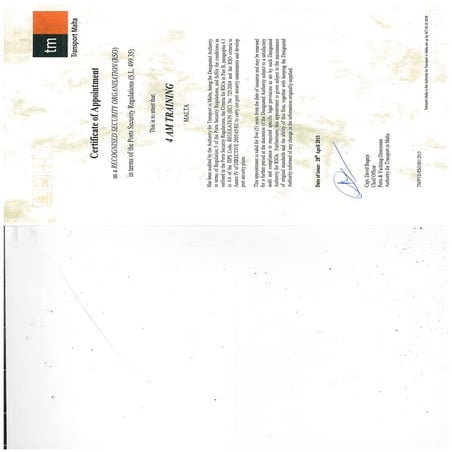 RSO Certificate | PDF