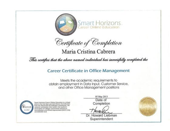 Certificate Medical Receptionist | PDF