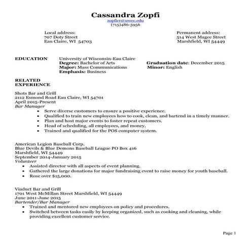 Leethia MItchell Resume | DOCX