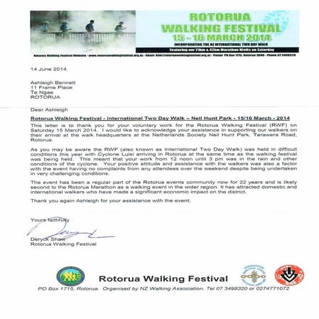 rotorua walking festival | PDF