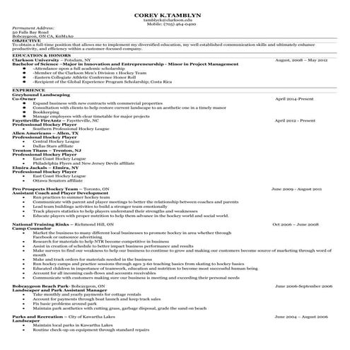 Jordan Resume | DOC