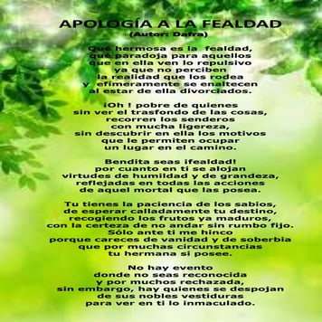 APOLOGÍA A LA FEALDAD | PDF