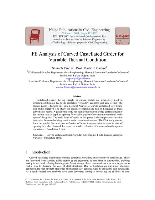 Industrial Spherical pressure vessel design & analysis using FEA | PDF | Physics | Science