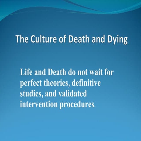 fear of death | PPT