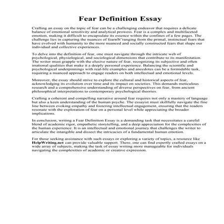 Fear Definition Essay.pdf