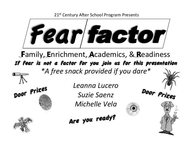 Words Fear Factor