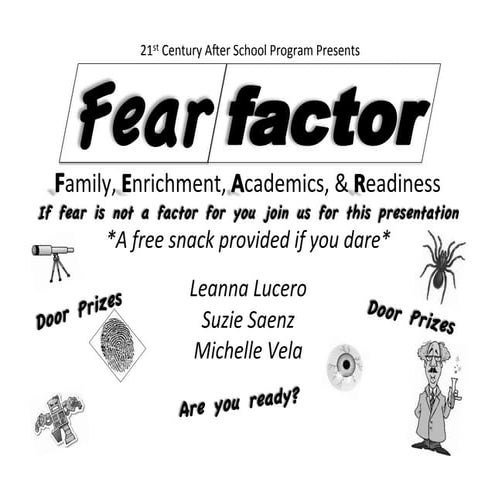 Fear factor presentation | PDF