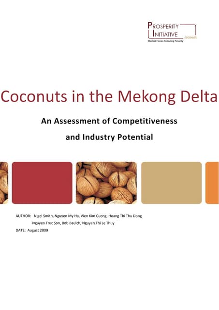 The Coconut Global Value Chain | PDF