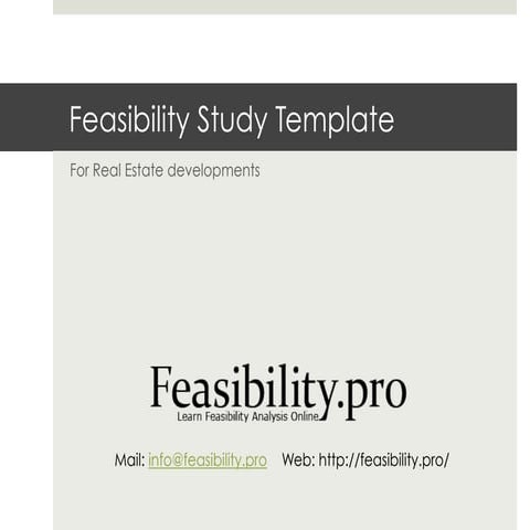 Feasibility study template | PDF