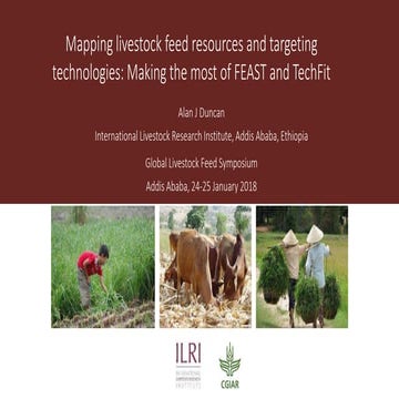 Mapping livestock feed resources and targeting technologies: Making the ...