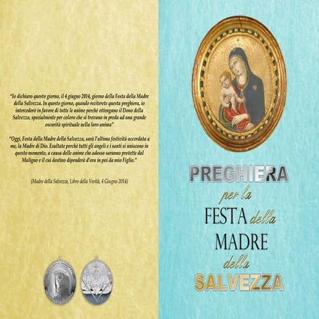 Preghiera per la Festa della Madre della Salvezza | PPT