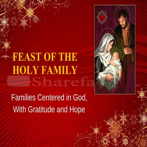 Feast Of The Holy Family Year C | PPT
