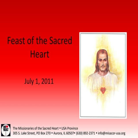 Feast of the Sacred Heart | PPTX