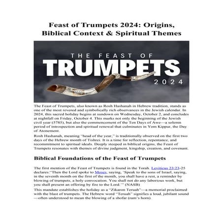 Feast of Trumpets 2024 Origins, Biblical Context & Spiritual Themes.docx