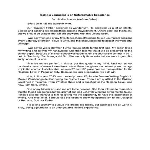 Feature Article about Journalism Experience.docx