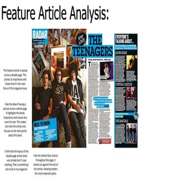 Feature article analysis | PPT