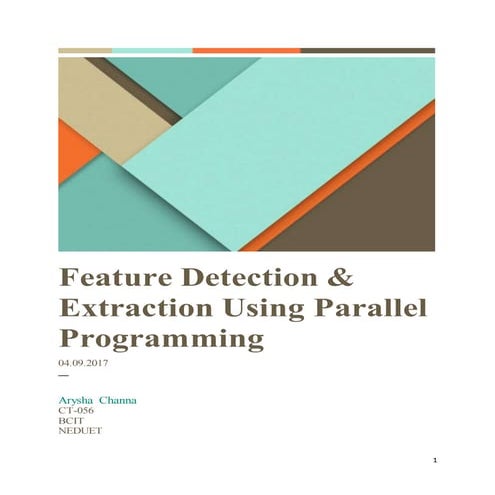Feature Detection And Extraction Docx