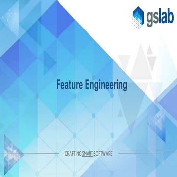 Feature engineering | PPTX