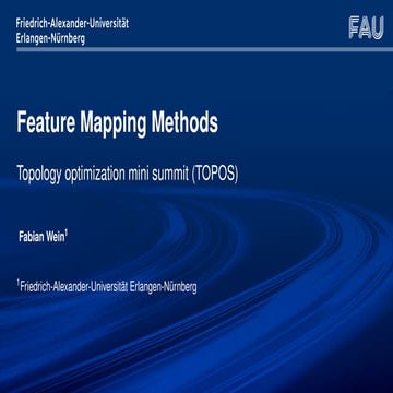 Introduction to the Feature Mapping method | PPT