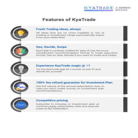 Features of kyatrade | PDF