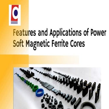 Features and applications of power soft magnetic ferrite cores | PDF