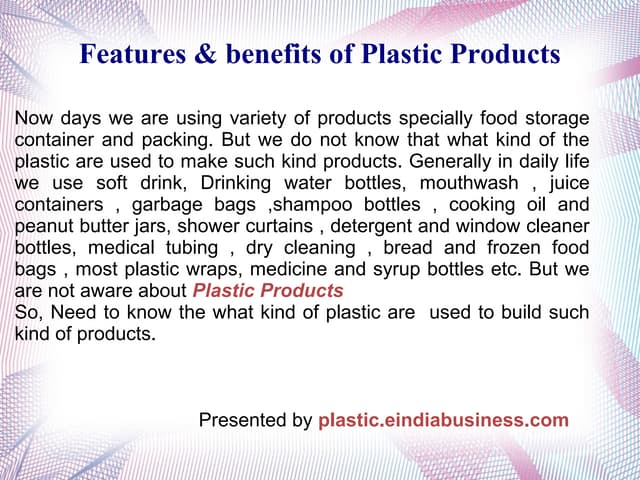 Plastics | PPTX