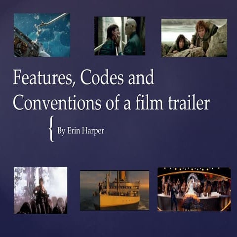 Features, codes and conventions of a film | PPT