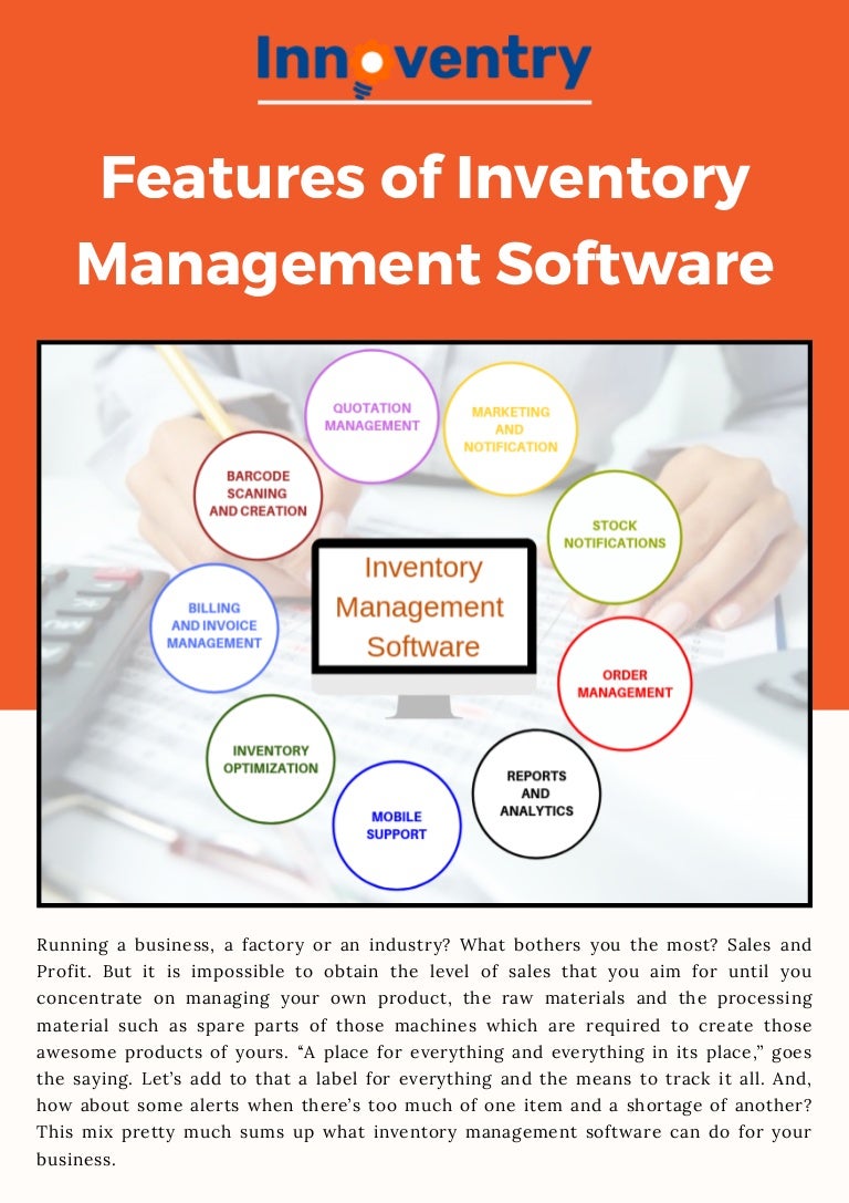Features Of Inventory Management Software Features Of Inventory Management Software