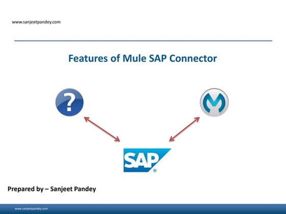 Mule Sap Connector Ppt