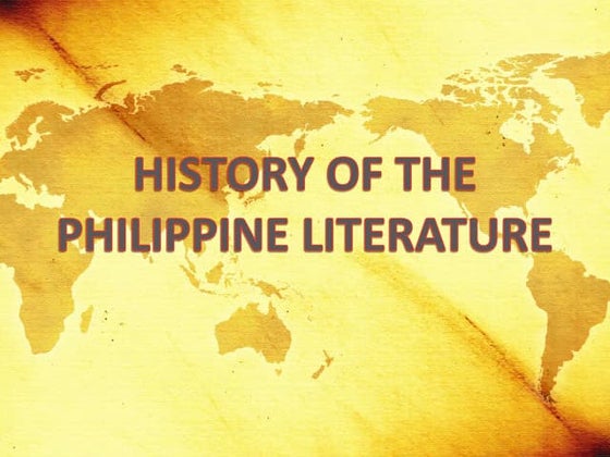 Timeline of Philippine Literature | DOCX | Books and Literature