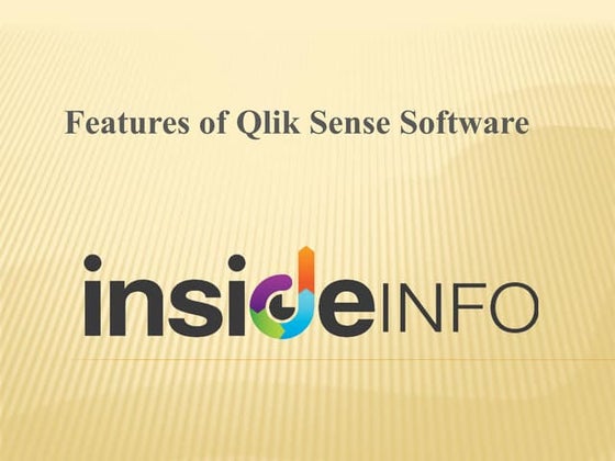 Features of Qlik Sense Software | PDF | Computer Software and ...