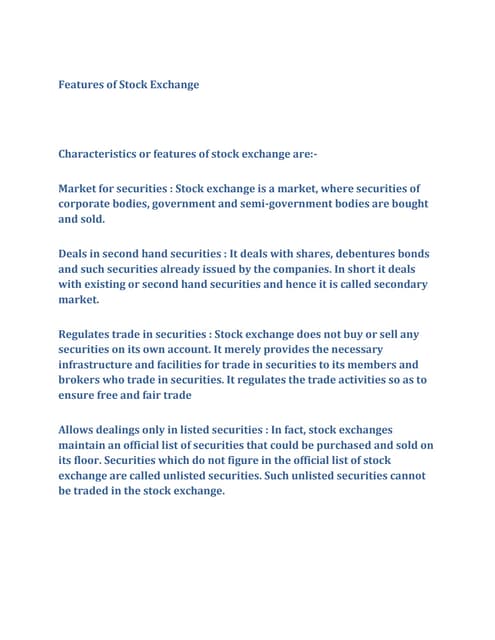 What is stock market and how it works | PPTX | Stocks and Bonds ...